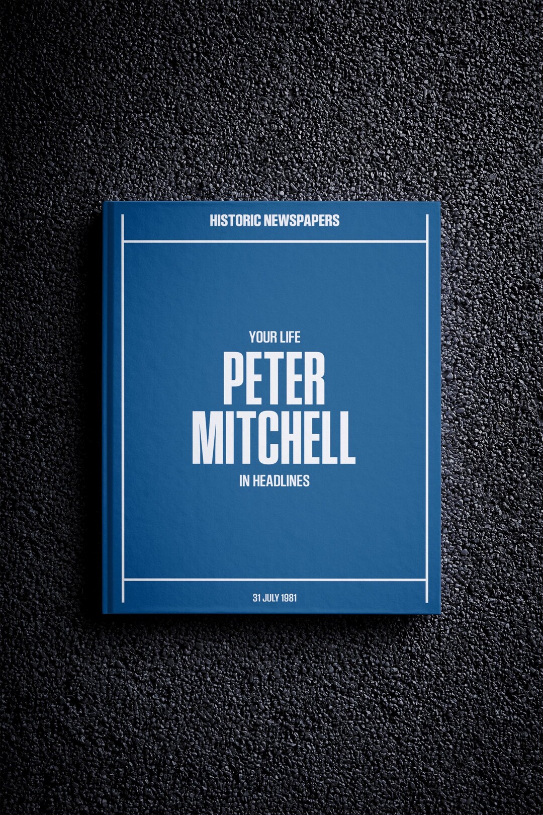 Personalised Your Life in Headlines Newspaper Book Gift | UK/US ...