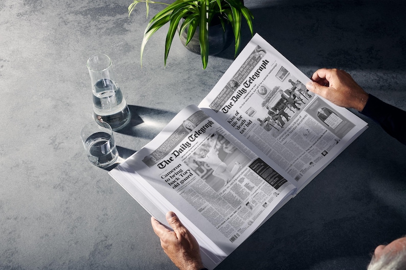 Daily Telegraph Birthday Newspaper Book | News Headlines From the Day ...