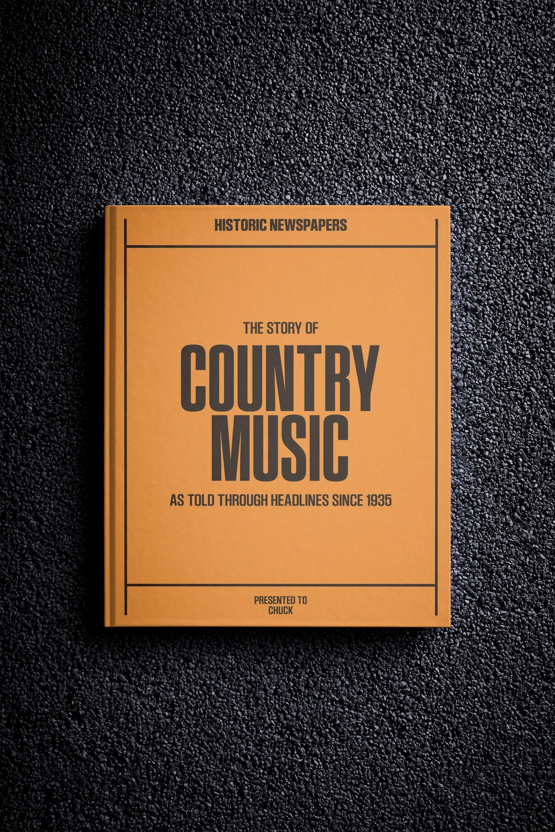 Country Music | Personalised Music History Book | Country Fan Gift ...