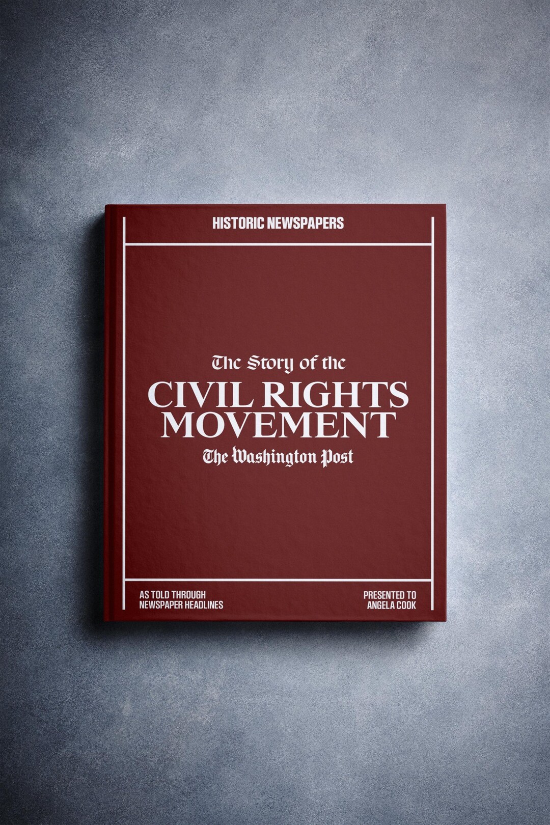 Civil Rights | Personalized Iconic Moments in US History Book ...