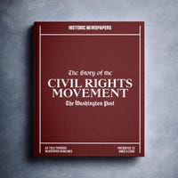 Civil Rights Protest on Washington, DC- Vintage Photo Poster - Instant ...