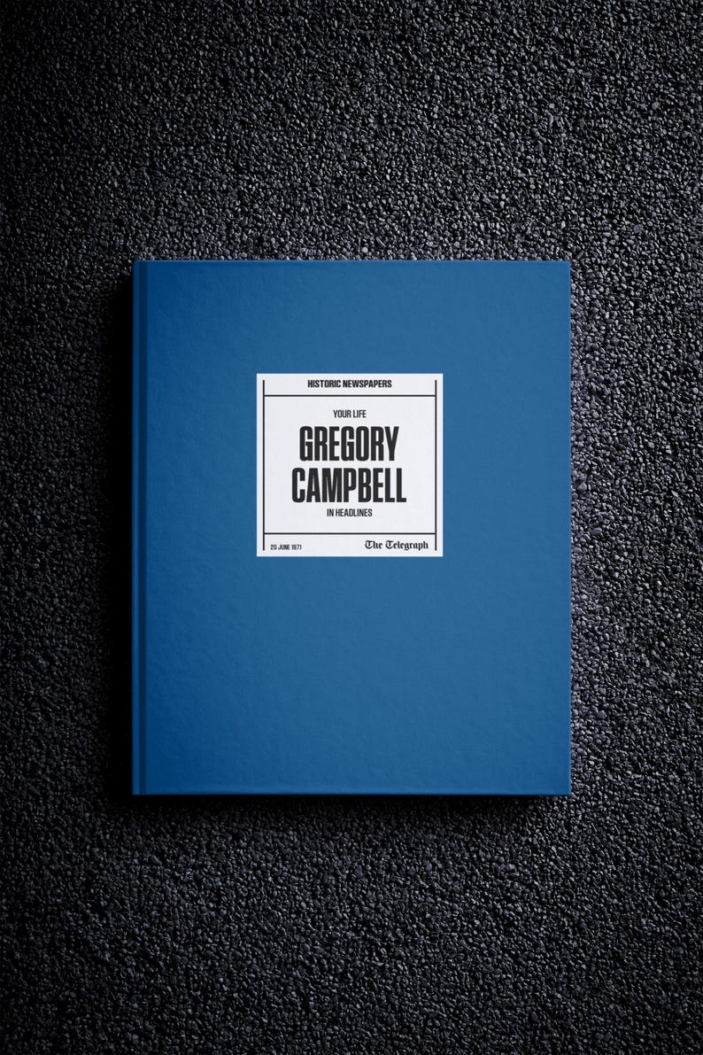 Daily Telegraph Birthday Newspaper Book | News Headlines From the Day ...
