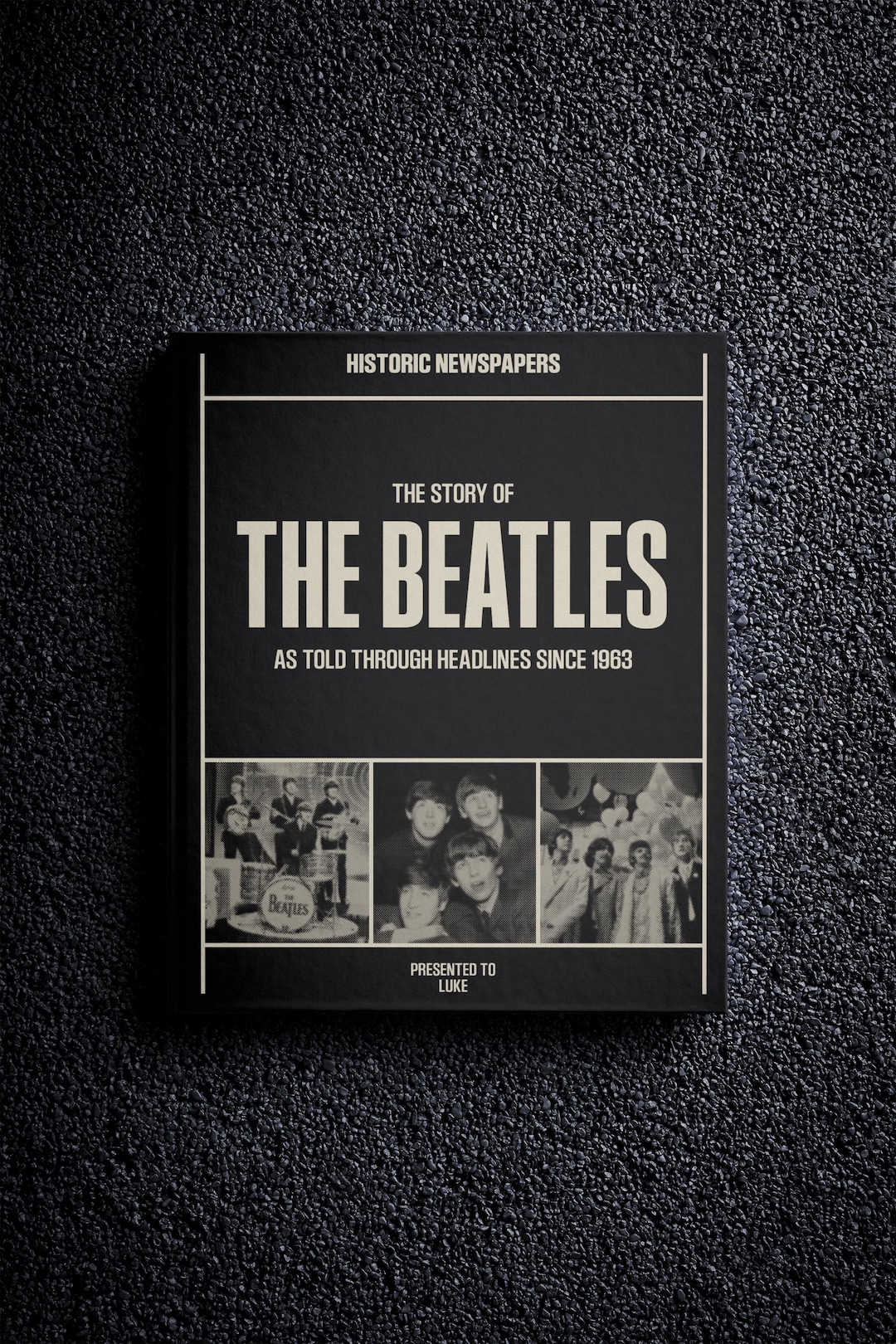 The Beatles Deluxe | Personalised History Book | Music Fan Gift | News ...