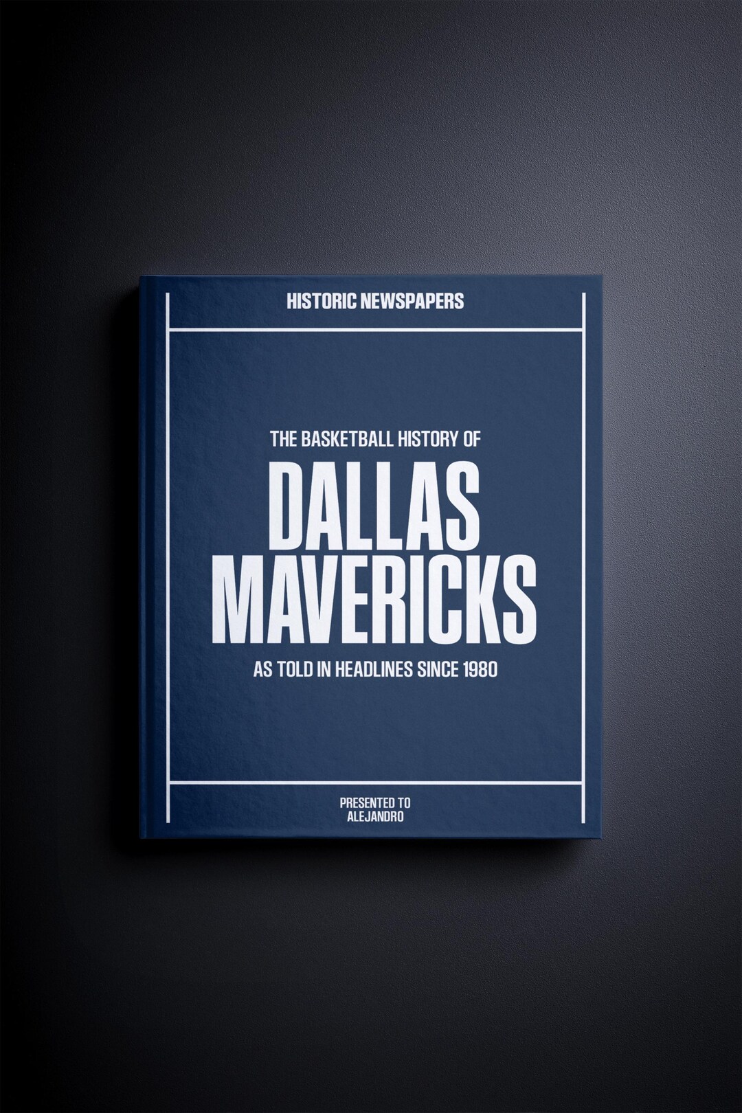 Dallas Mavericks Gift - Pro Basketball History in Newspaper Headlines ...