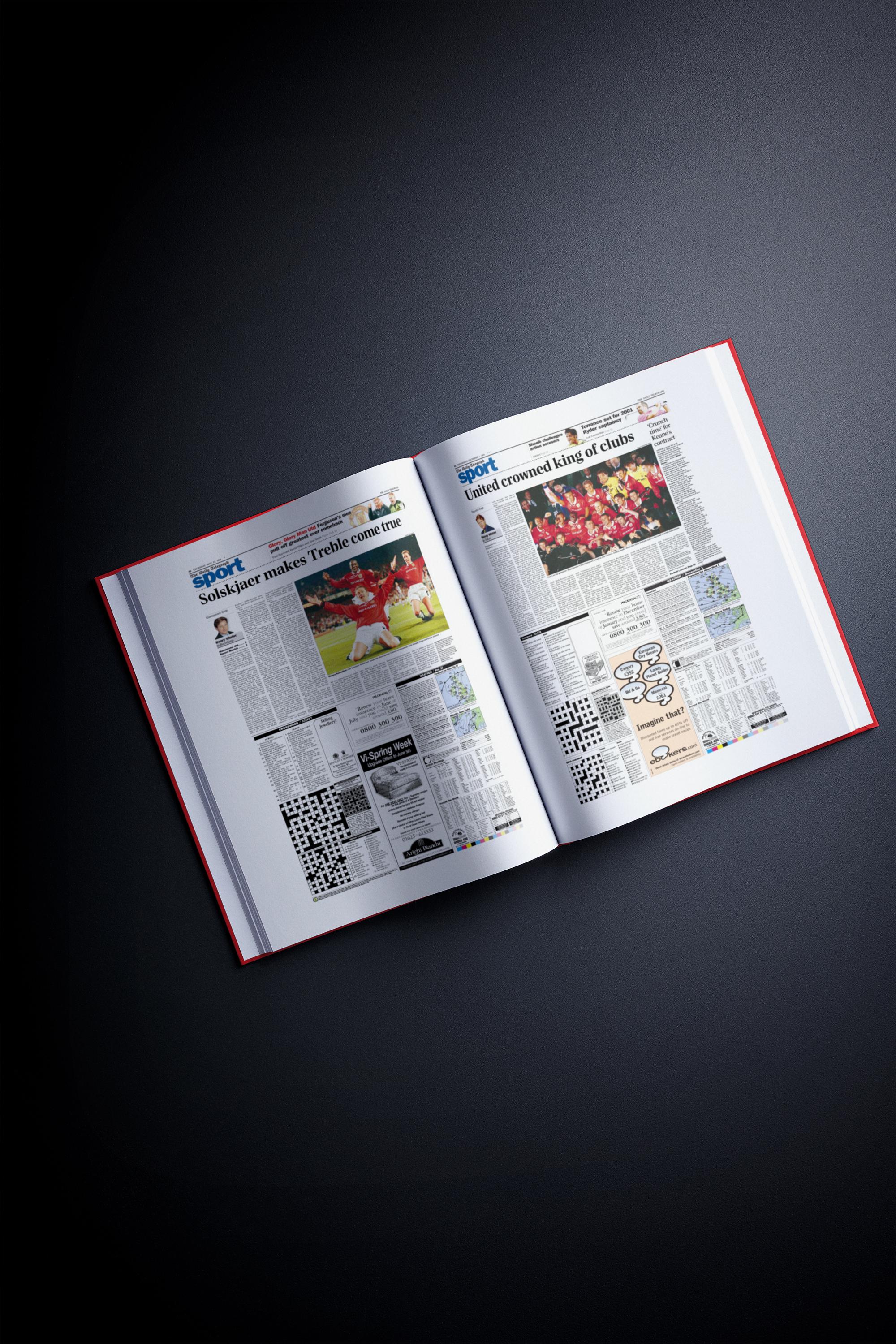 Manchester United Football Gift -old Trafford MANU History in Telegraph ...
