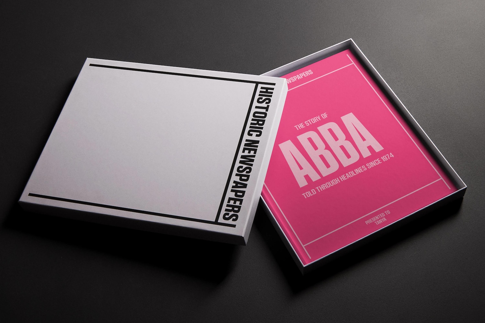 ABBA | Personalised Music History Book | Music Fan Gift | News ...