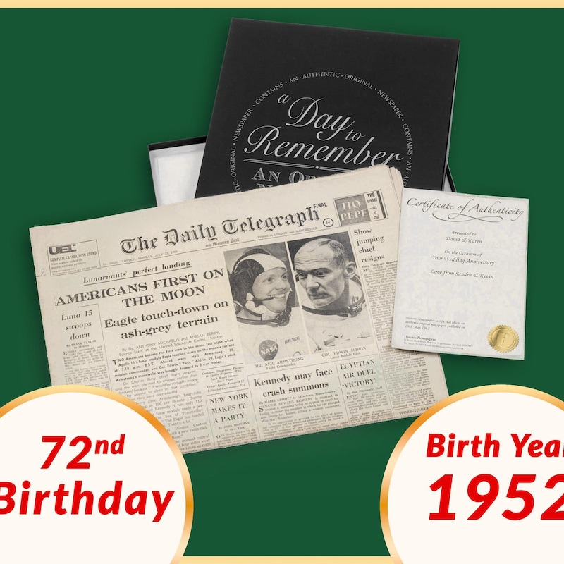 1952 Birthday - Etsy