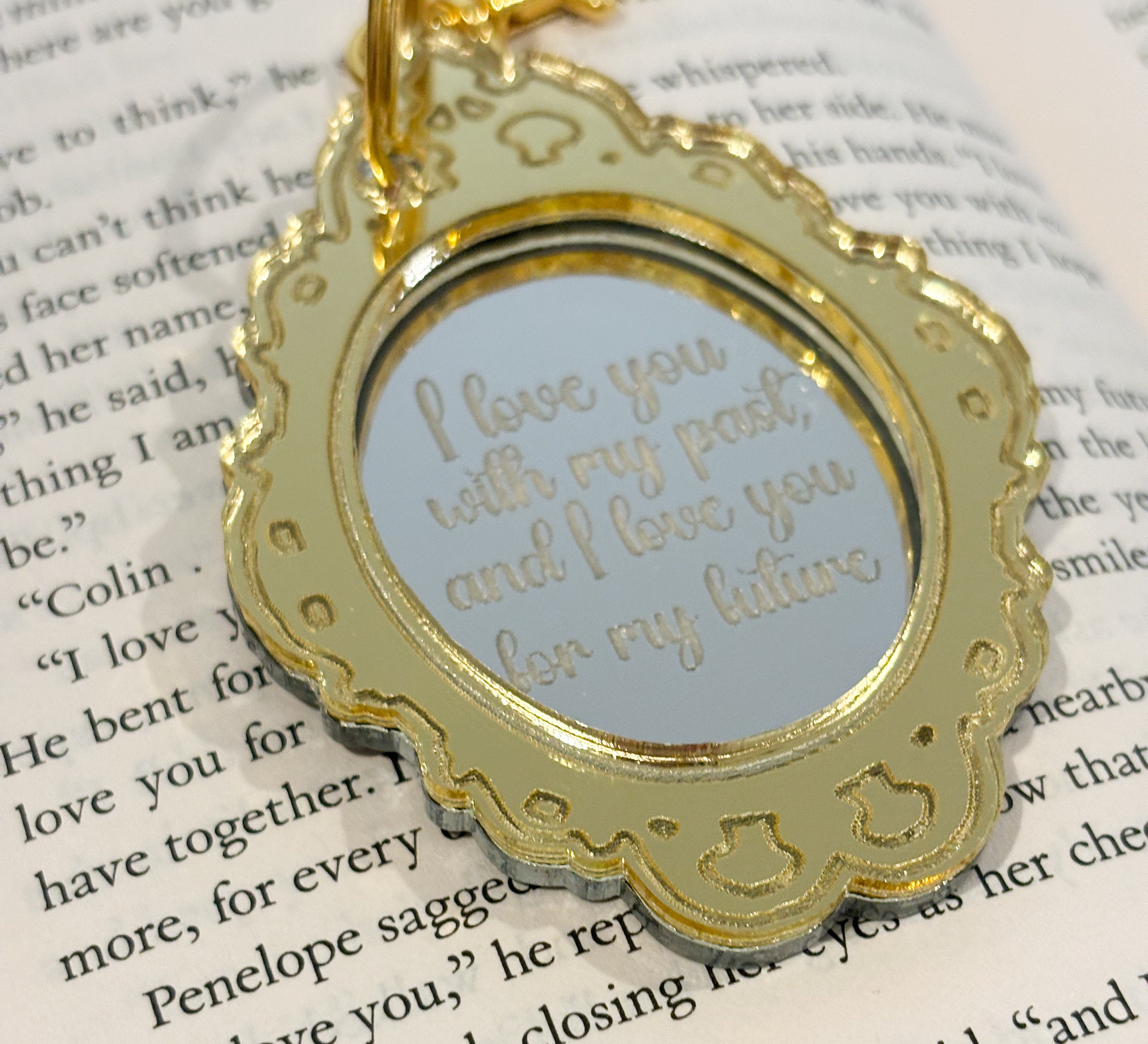 Bridgerton Polin Mirror Keychain - Etsy