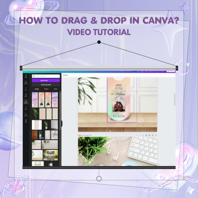 Canva Editable Door Hanger Mockup Template, Doorknob Hanging, Door ...