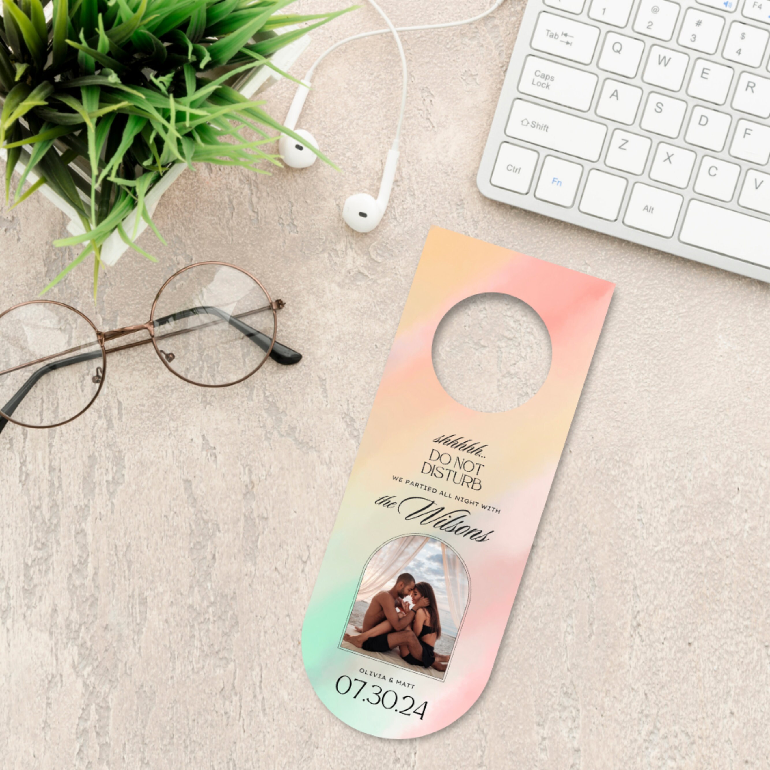 Canva Editable Door Hanger Mockup Template, Doorknob Hanging, Door ...