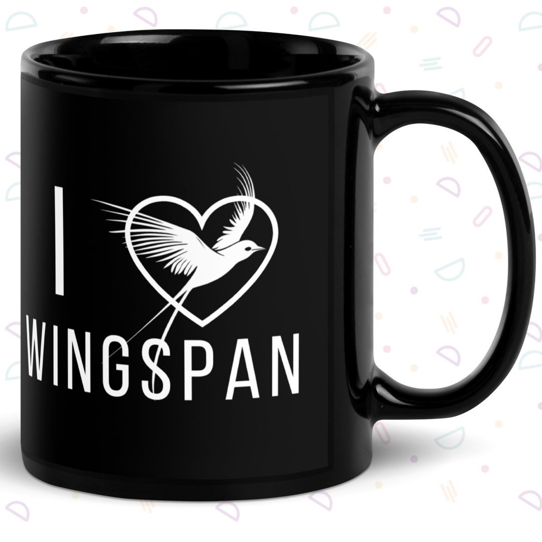 I Love Wingspan Board Game Mug, Wingspan Heart Coffee Cup for Tabletop ...