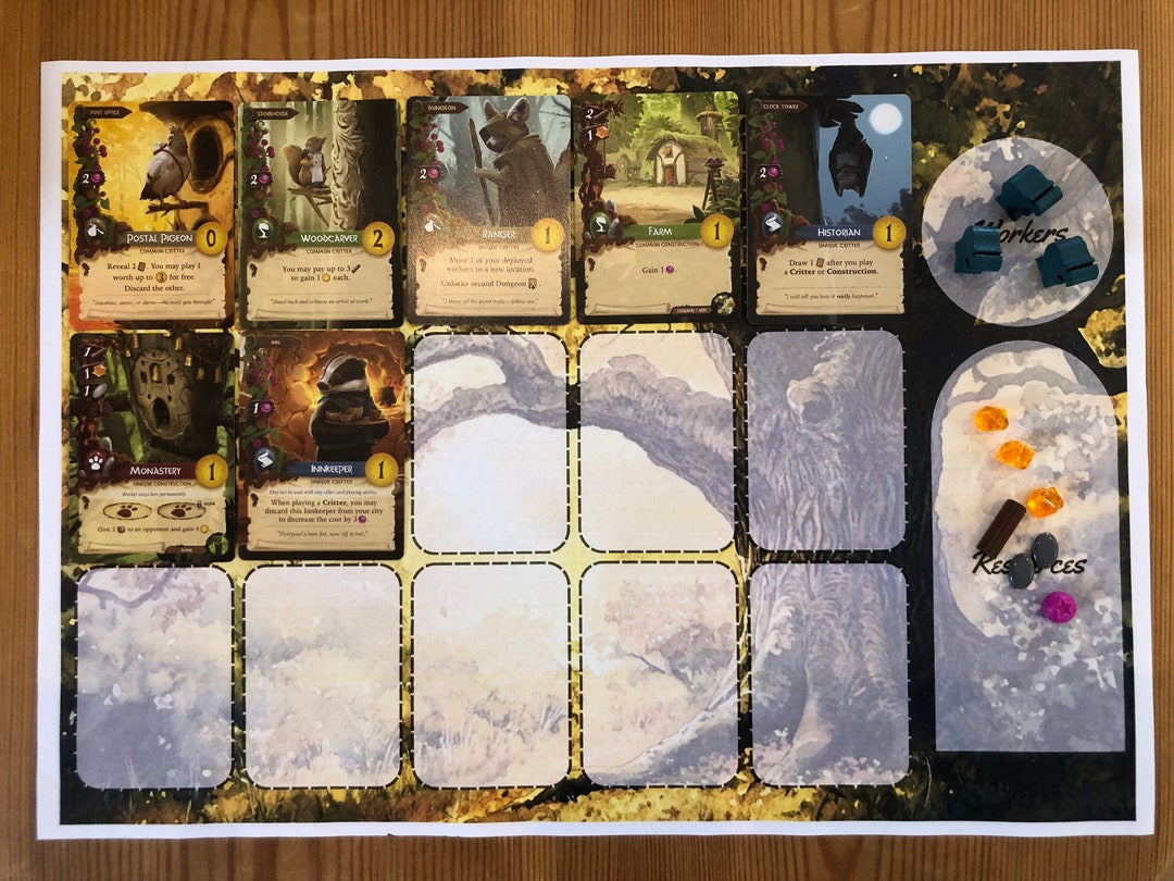 A3 Printable Everdell Player Mat, Digital PDF File Print at Home ...