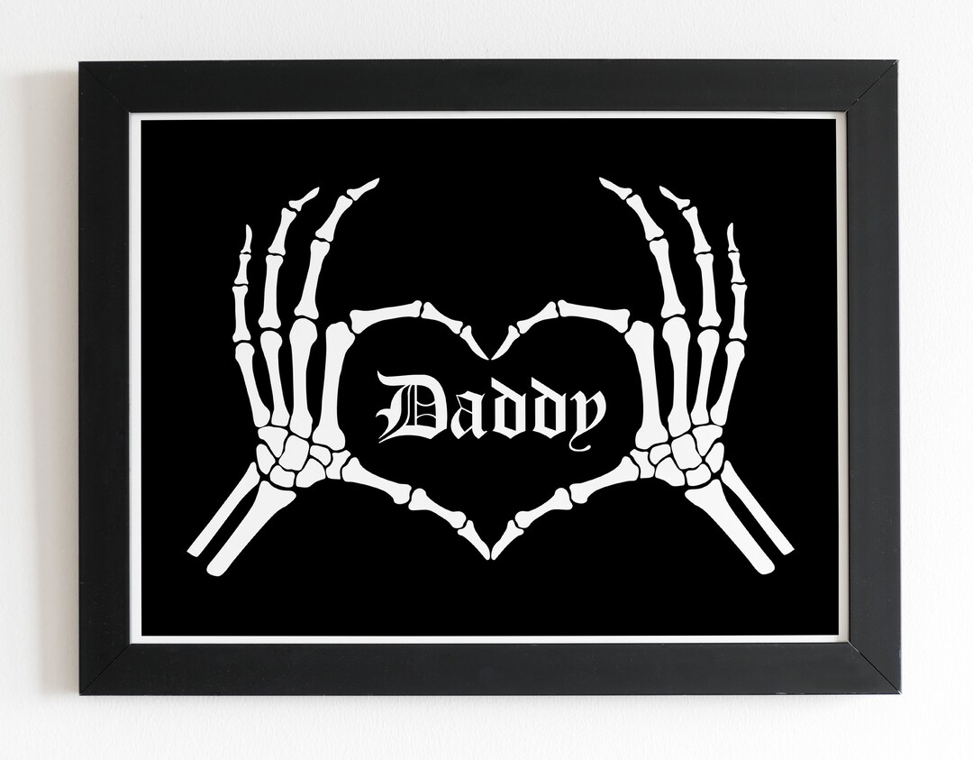 Custom Emo Father's Day Print Daddy Gift, Dad Gift, Custom Daddy ...