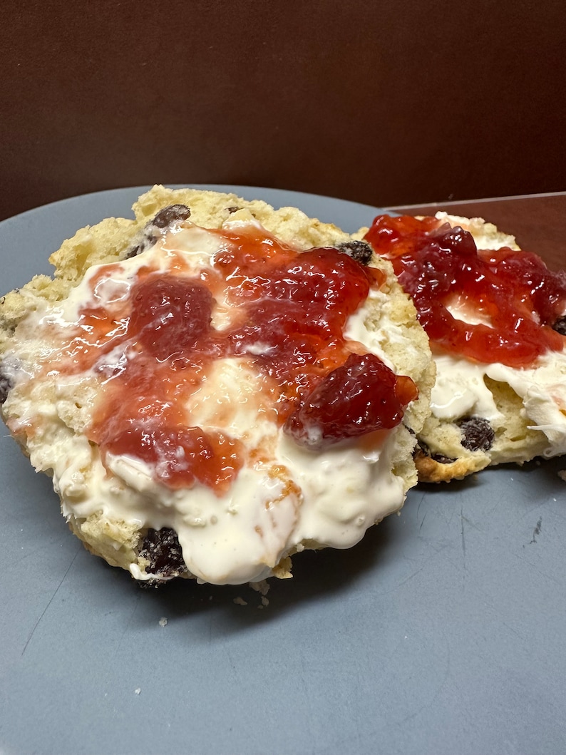 Scones - Traditional British Round Fruit Scones (6) - Etsy