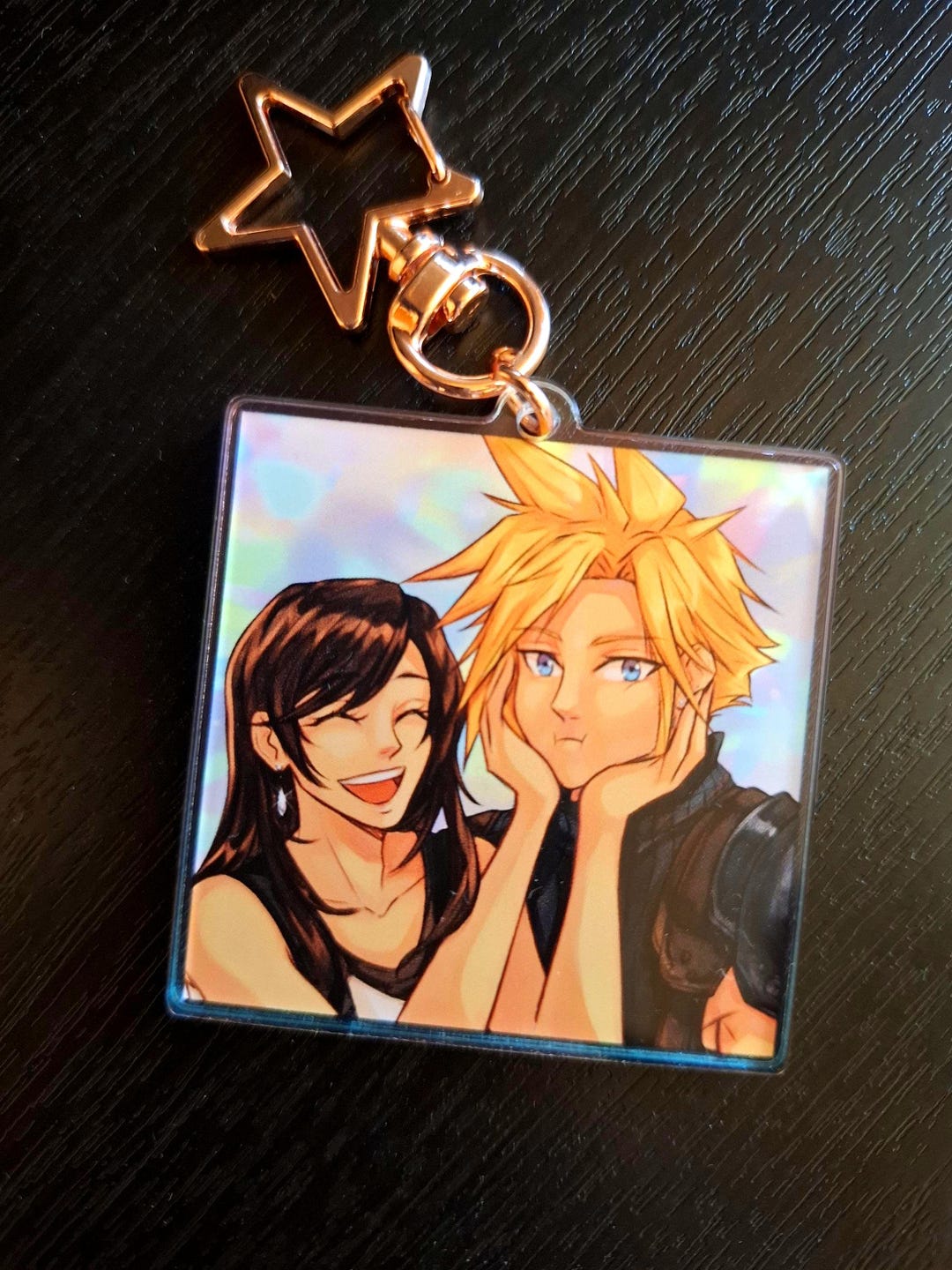 Cloud and Tifa FF7 Keychain | Cloti Cute Charm - Adorable Couple ...