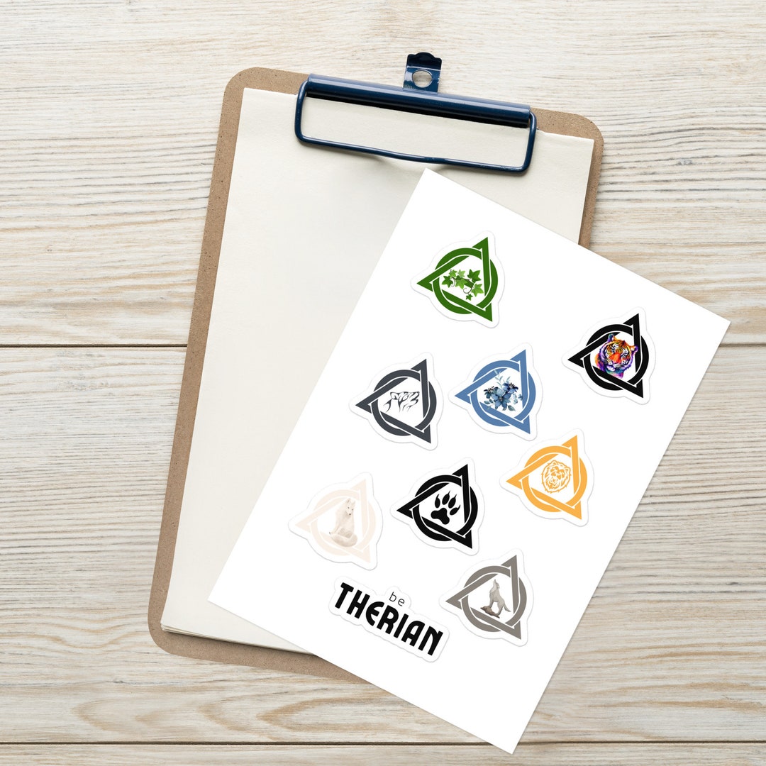 Therian Sticker Sheet - Etsy