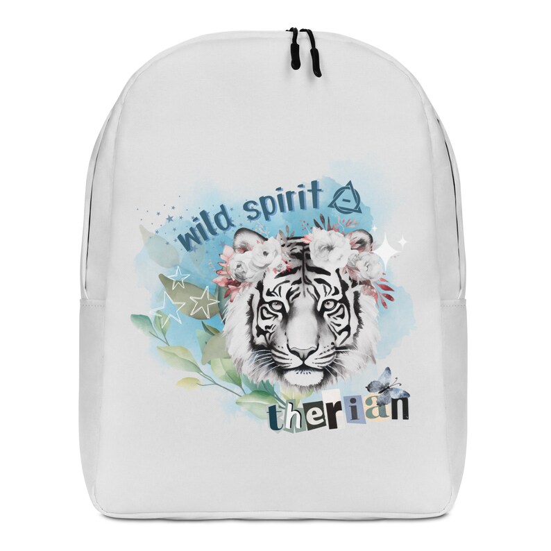Therian White Tiger Backpack - Etsy