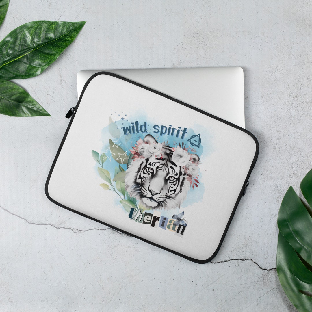 Therian White Tiger Laptop Sleeve - Etsy