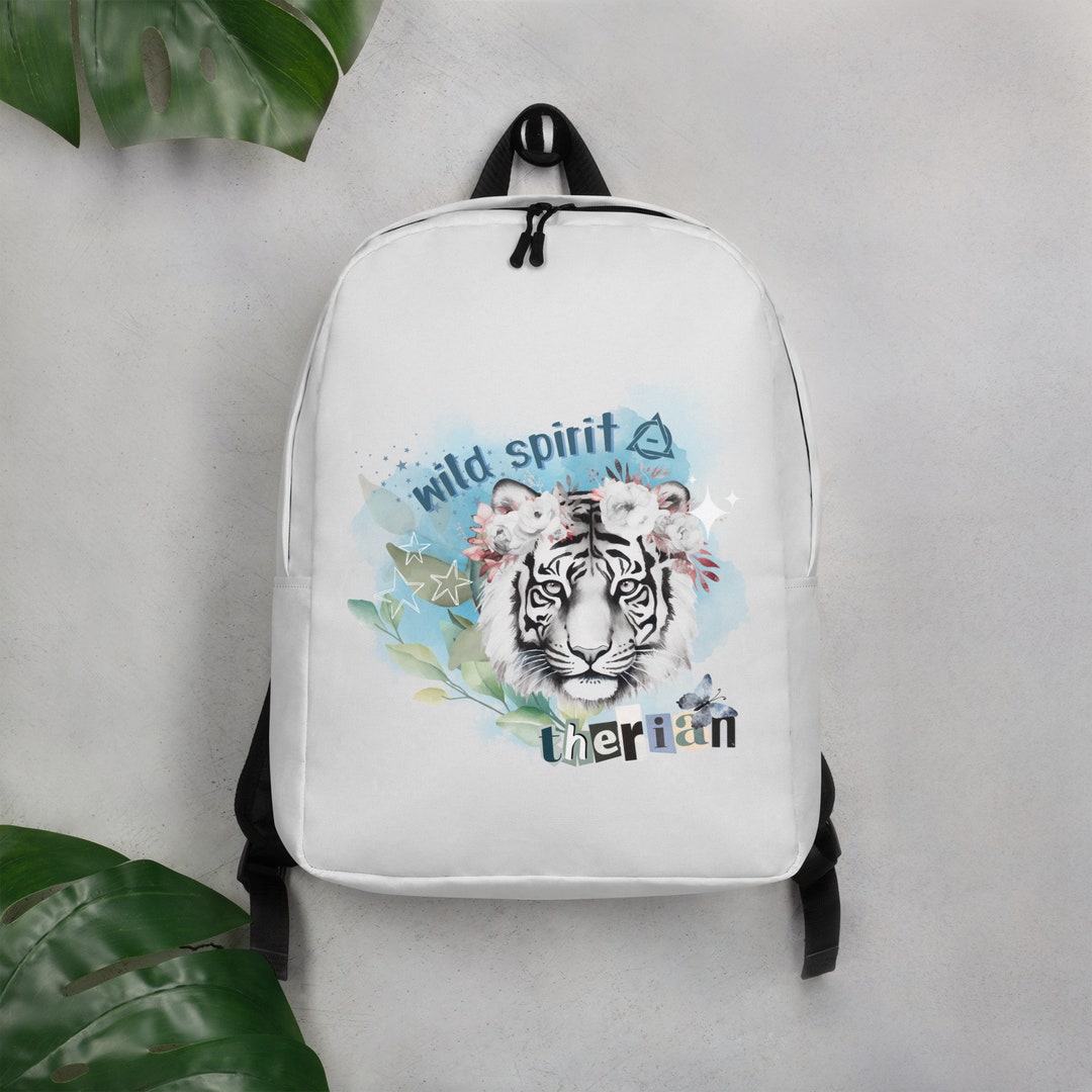 Therian White Tiger Backpack - Etsy