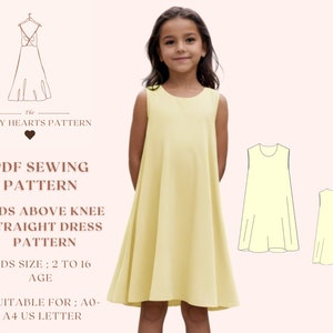 Girls Dress Pattern - Etsy