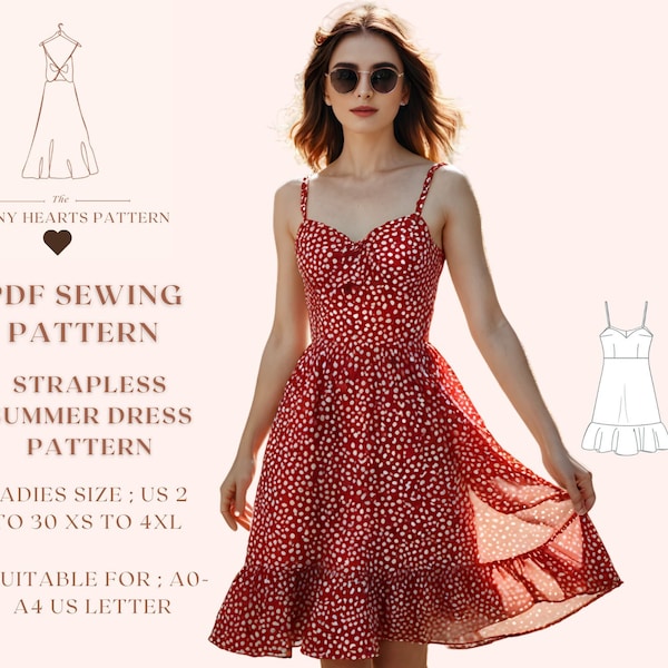 Summer Dress Pattern - Etsy