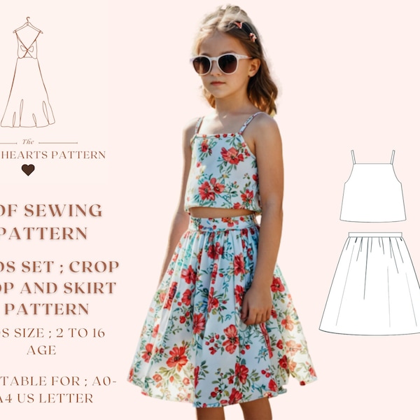 Girls Sewing Pattern - Etsy