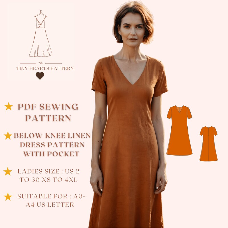 Cottagecore Dress Pattern - Etsy