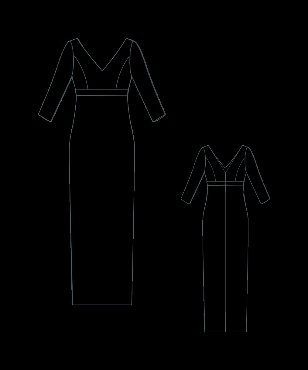 Evening Gown Sewing Pattern,maxi Dress Pattern,long Dress Pattern,woman ...