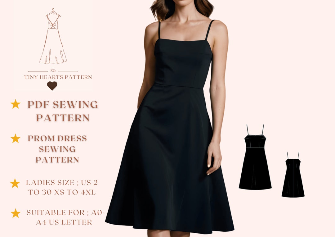 Prom Dress Sewing Pattern,ball Gown Pattern,party Dress Pattern,evening ...