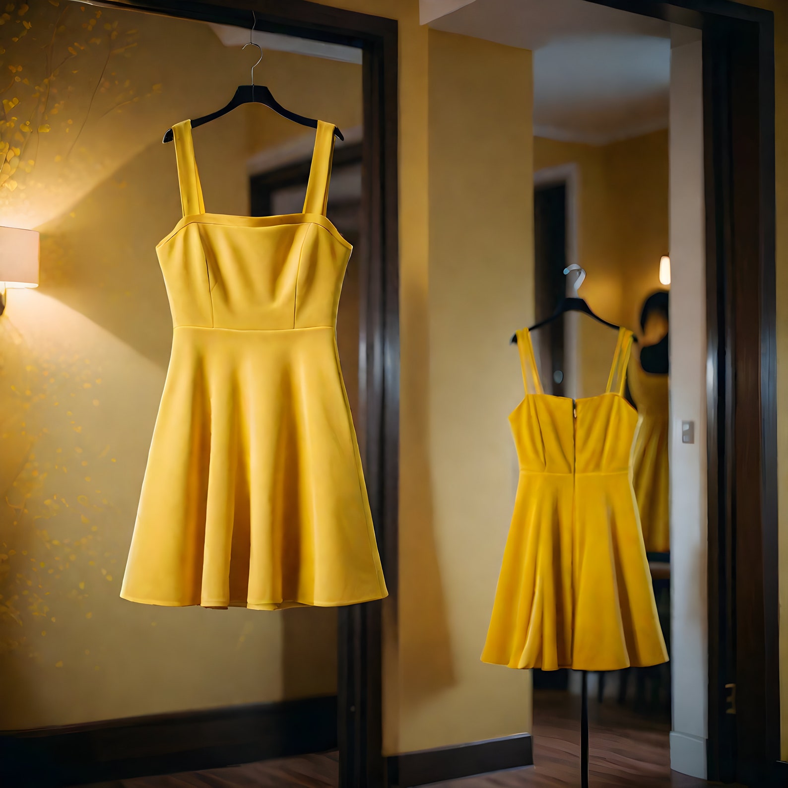 Square Neck Summer Dress Pattern,above Knee Dress,cottage Dress,casual ...