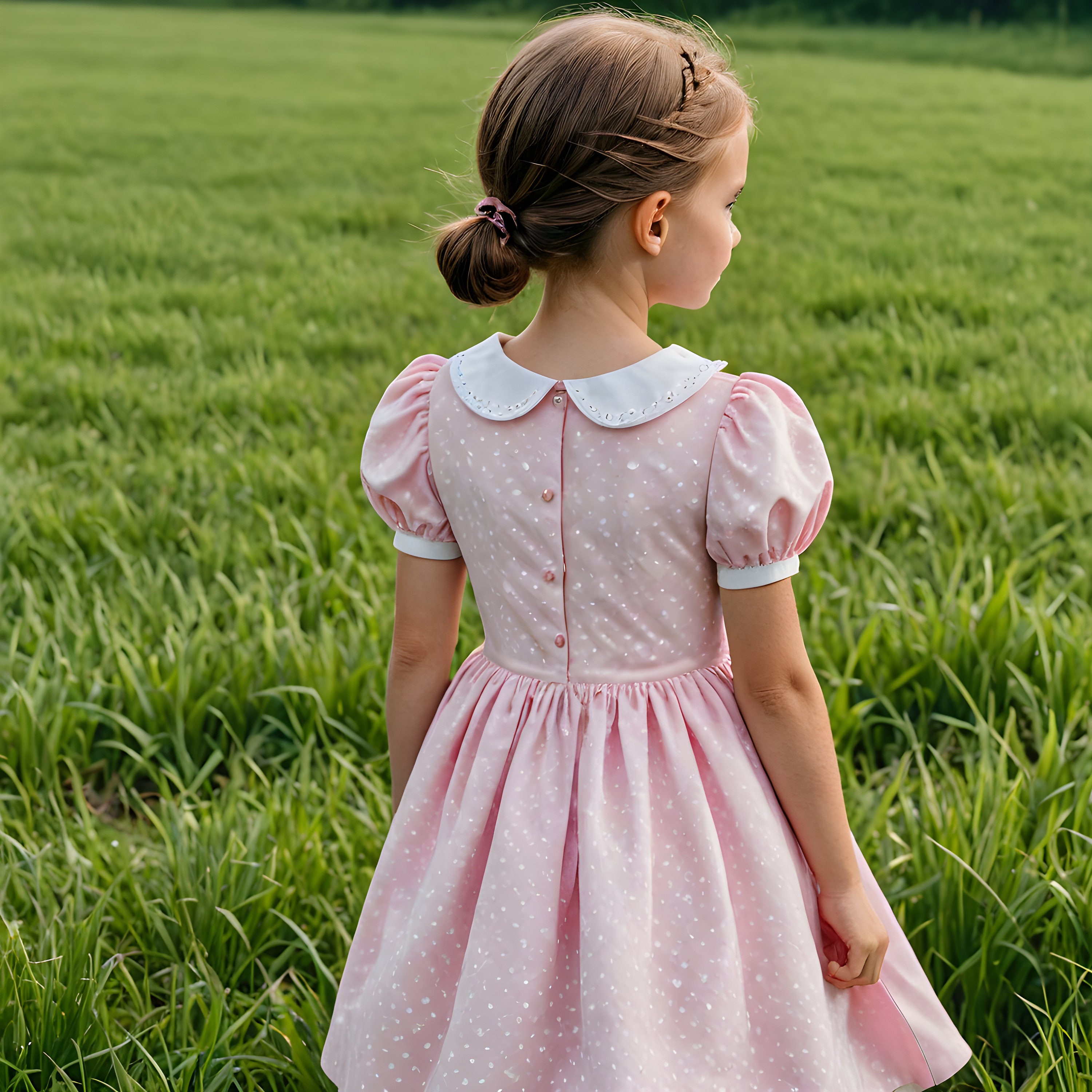 Kids Peter Pan Collar Dress Sewing Pattern,pdf Kids Summer Sewing Dress ...