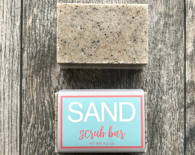 Sand Scrub Bar Beach Soap Sand Glycerin Soap Nautical - Etsy