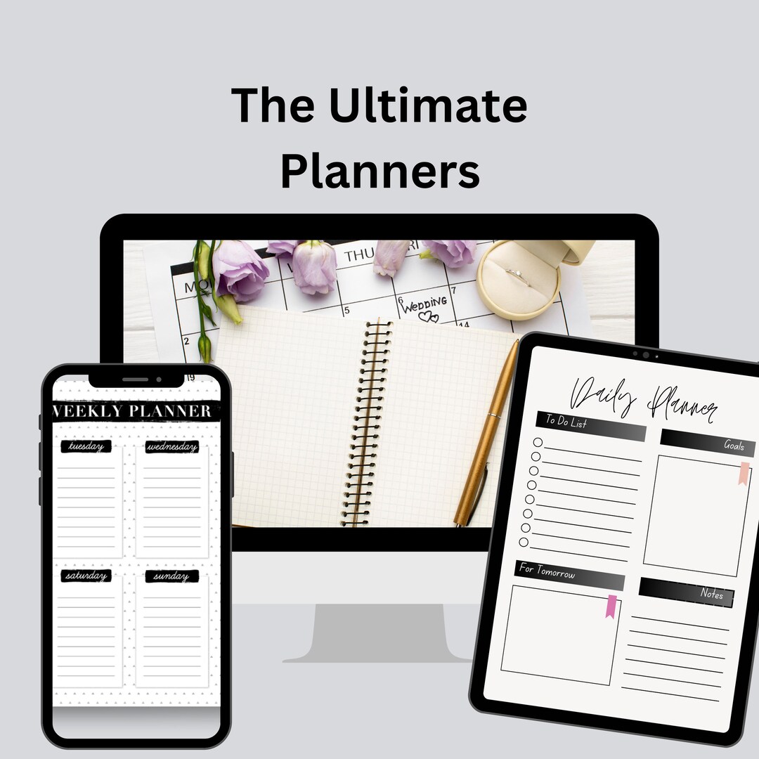 The Ultimate Planners Bundle - Etsy
