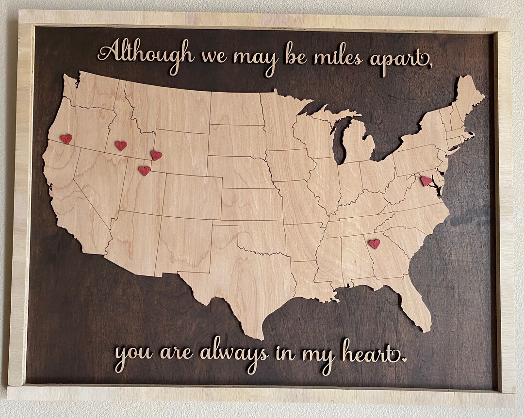 Although We May Be Far Apart SVG - Etsy