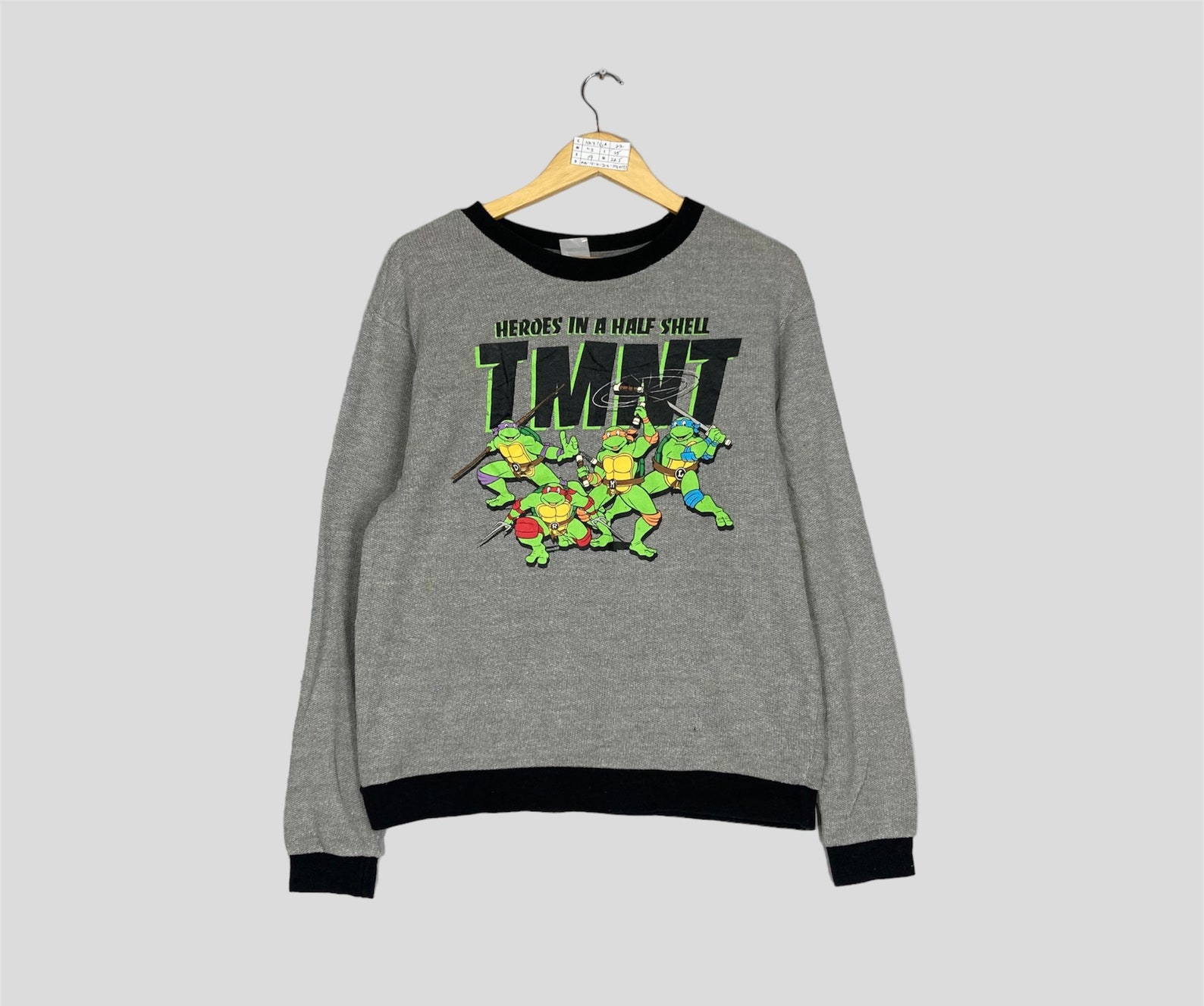 Vintage Rare TEENAGE MUNTANT Ninja Turtle by Nickelodeon Crewneck ...