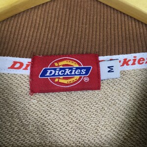 Vintage Rare DICKIES 22 Crewneck Full Button Sweatshirt Big Logo DICKIES 22 Jumper Pullover ...