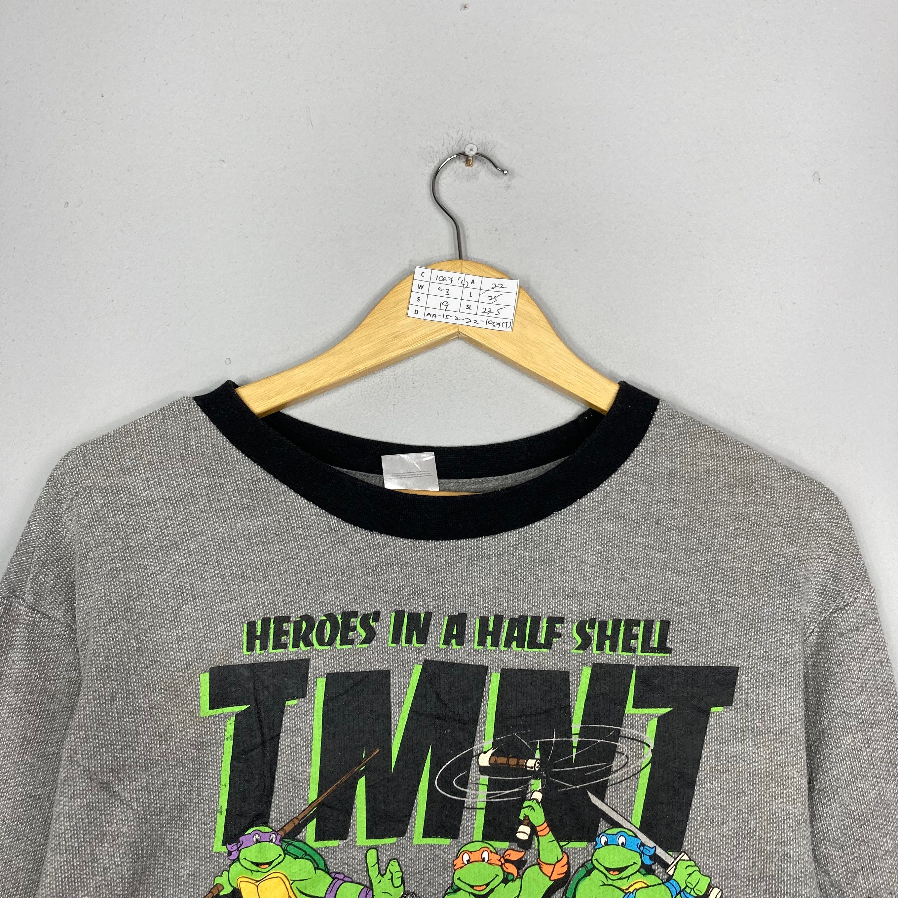 Vintage Rare TEENAGE MUNTANT Ninja Turtle by Nickelodeon Crewneck ...