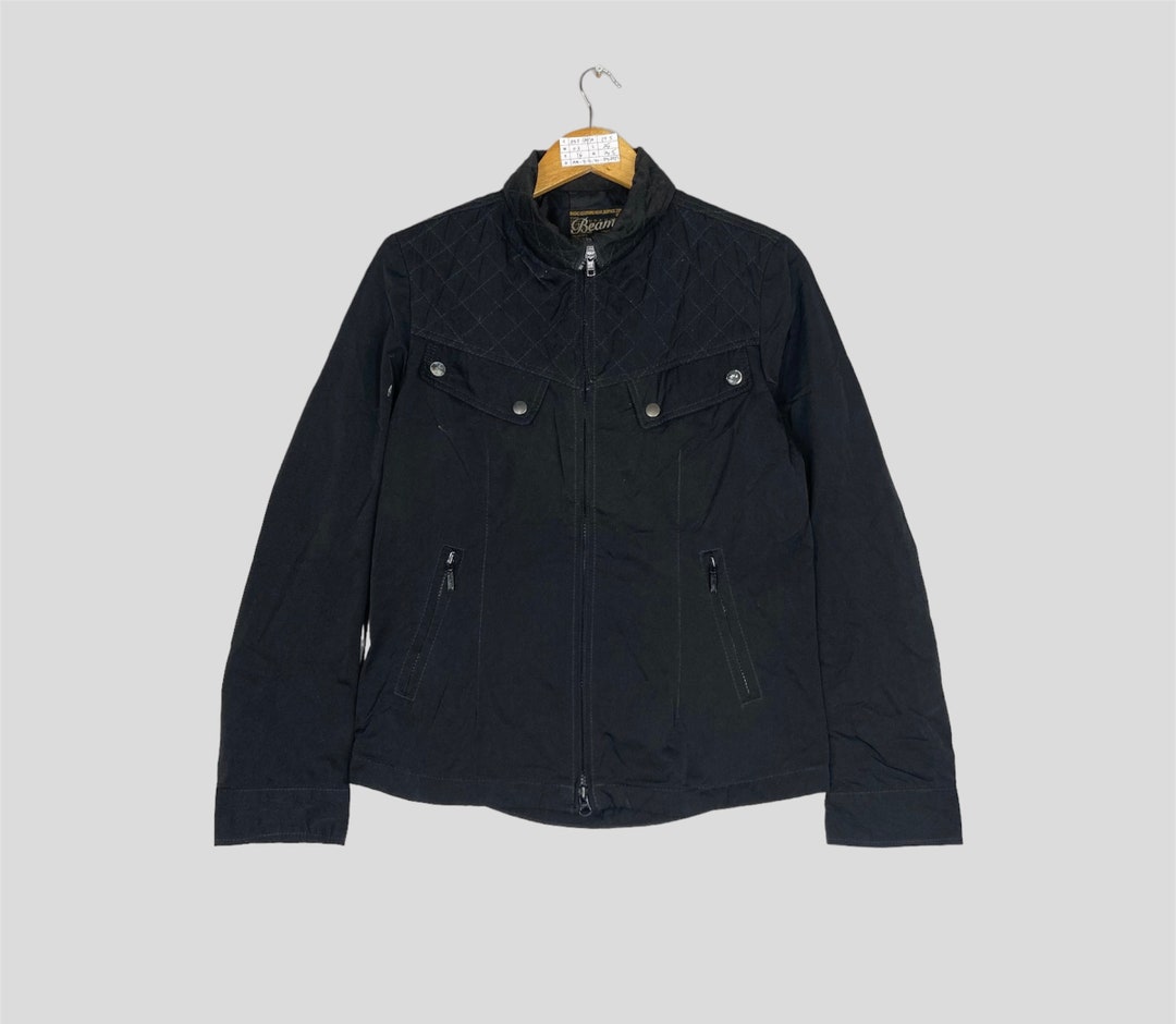Vintage Rare BEAMS Light Jacket Full Zipper BEAMS Windbreaker Full ...