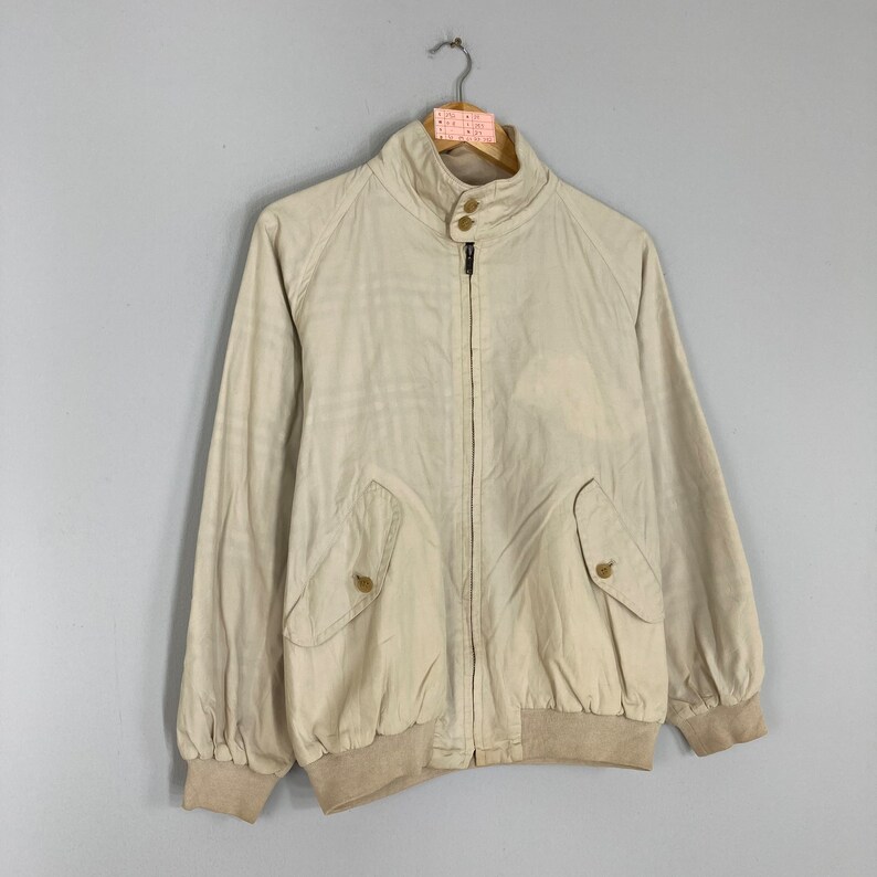 Vintage Rare VAN JAC Light Jacket Full Zipper Plain Van Jac Windbreaker ...