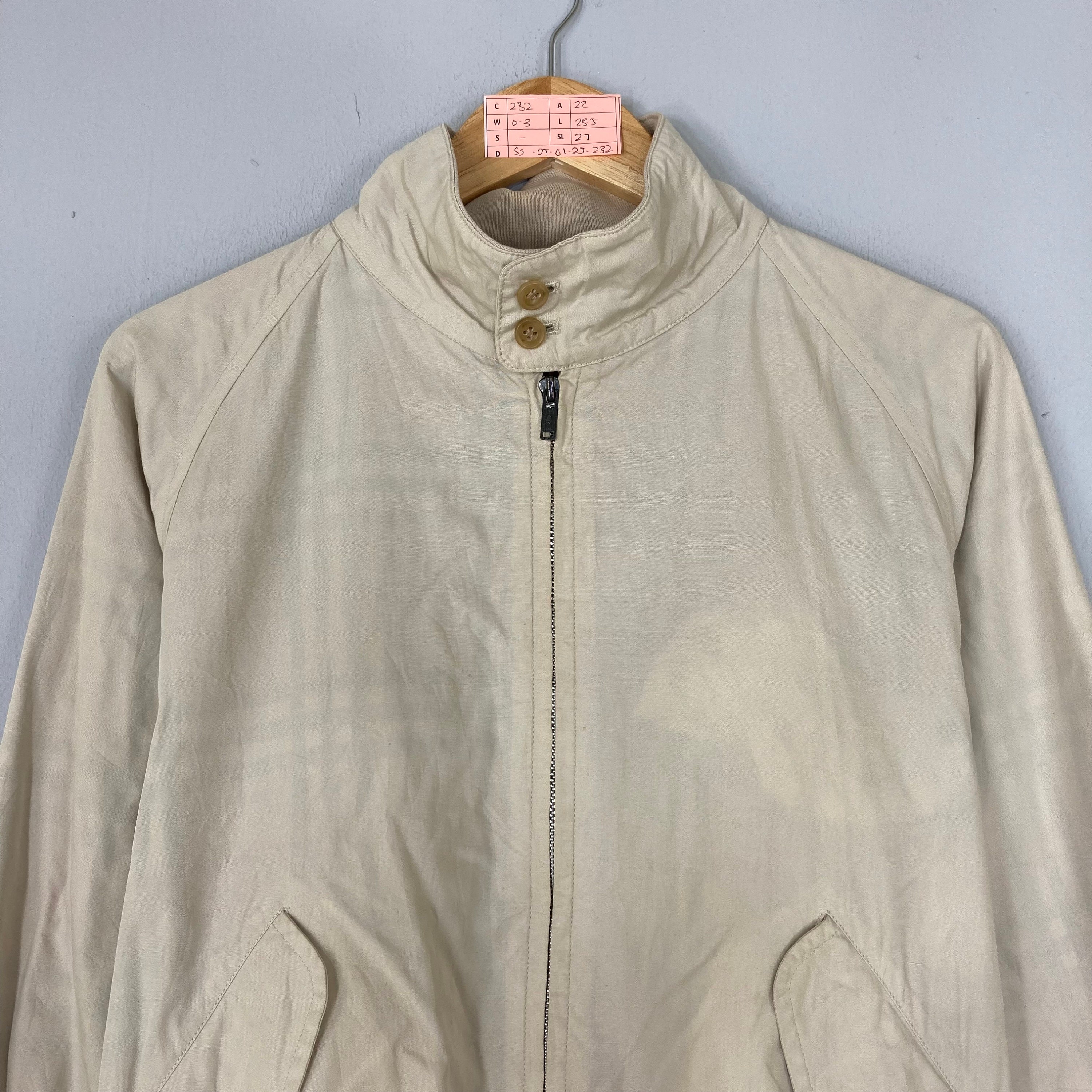 Vintage Rare VAN JAC Light Jacket Full Zipper Plain Van Jac Windbreaker ...