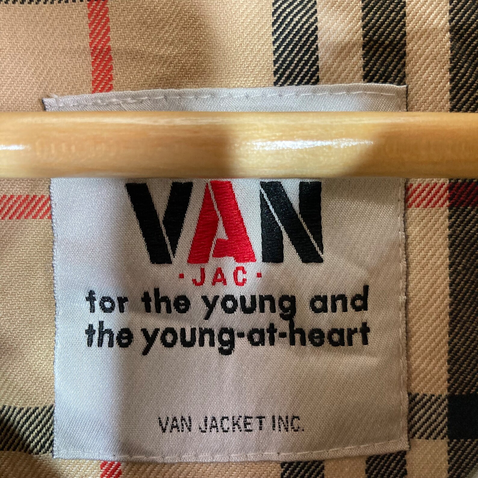 Vintage Rare VAN JAC Light Jacket Full Zipper Plain Van Jac Windbreaker ...