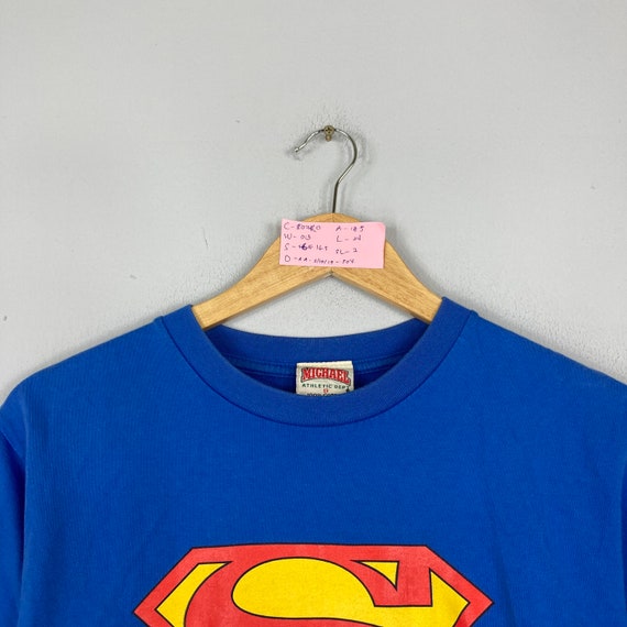 Vintage Rare SUPERMAN By MICHAEL Athletic Dept Crewne… - Gem