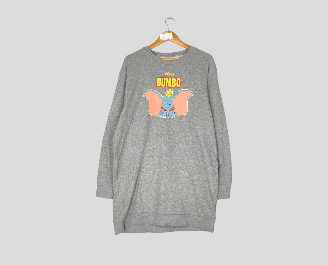 Vintage Rare DISNEY DUMBO Crewneck Long Sweatshirt Big Logo Disney ...