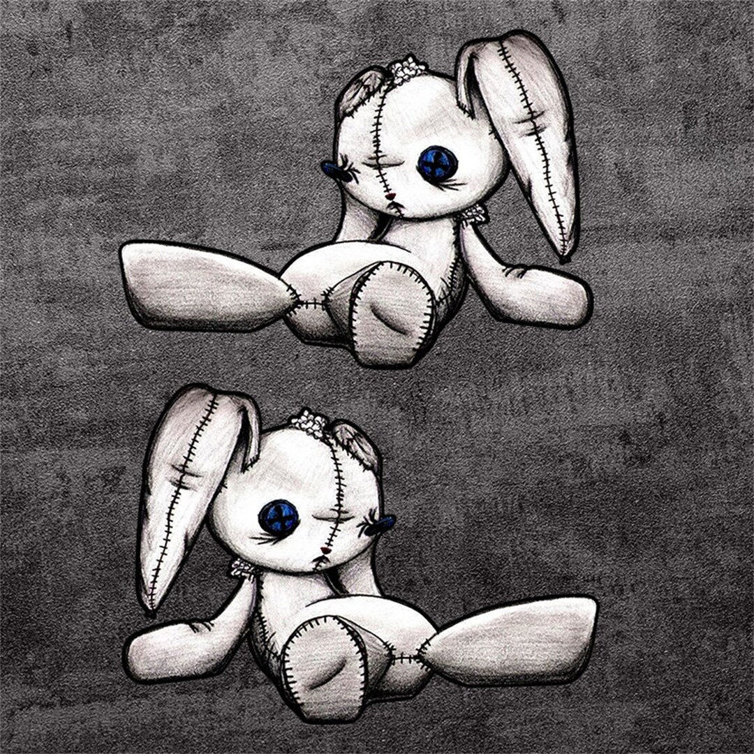 Jinx Little Baobao Car Stickers: Creative Cartoon Graffiti Rabbit Dolls ...