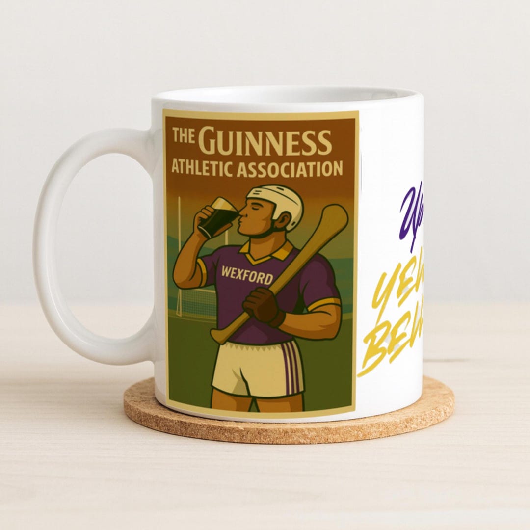 Wexford Hurling Mug: Irish GAA Fan Gift - Etsy