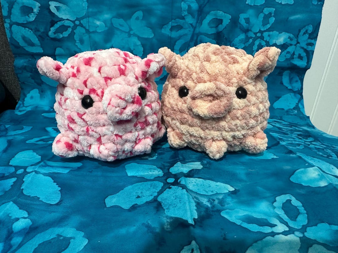 Crochet Pig,chunky, Adorable, Small, Fuzzy, for Kids or Adults. - Etsy