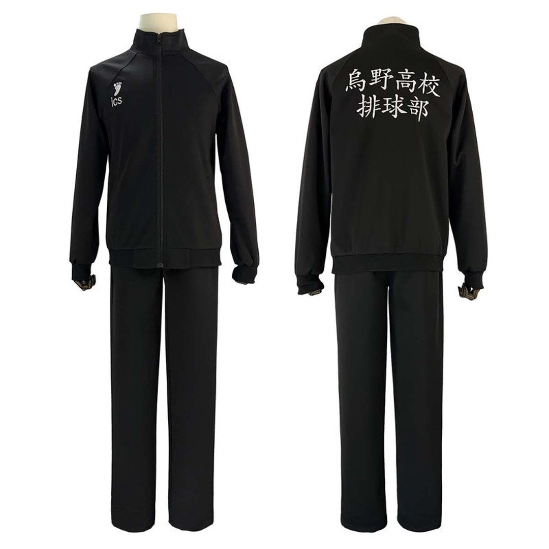 Haikyu Karasuno High School Cosplay Costume Complete Tracksuit for Fans ...