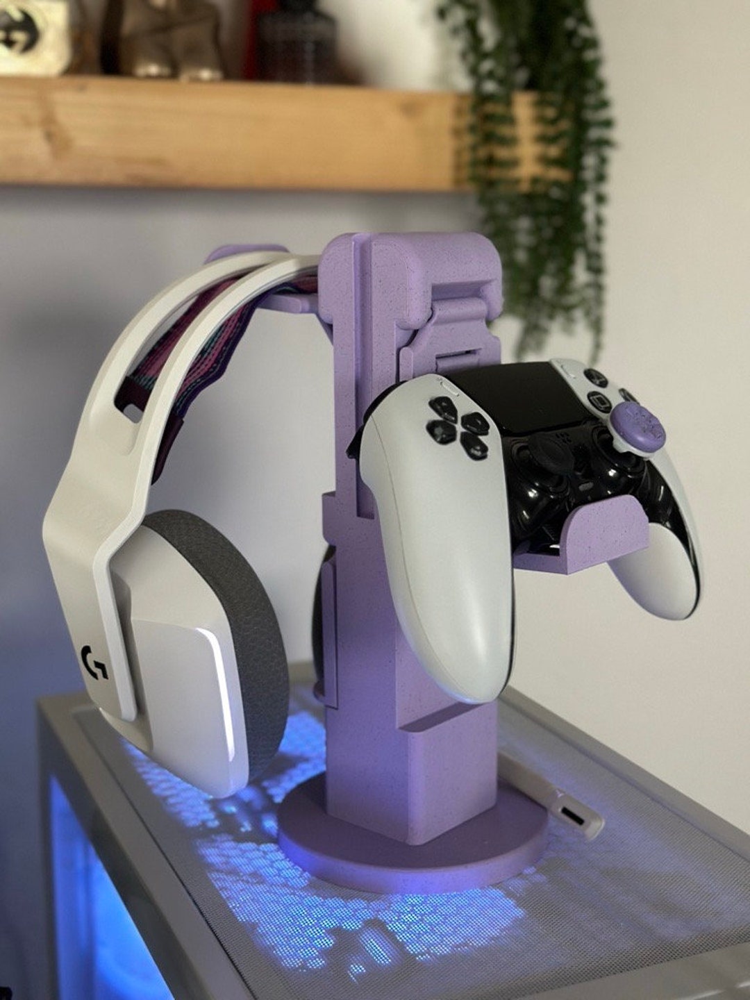 Video Game Headset and Controller Stand - Various Colors - Etsy