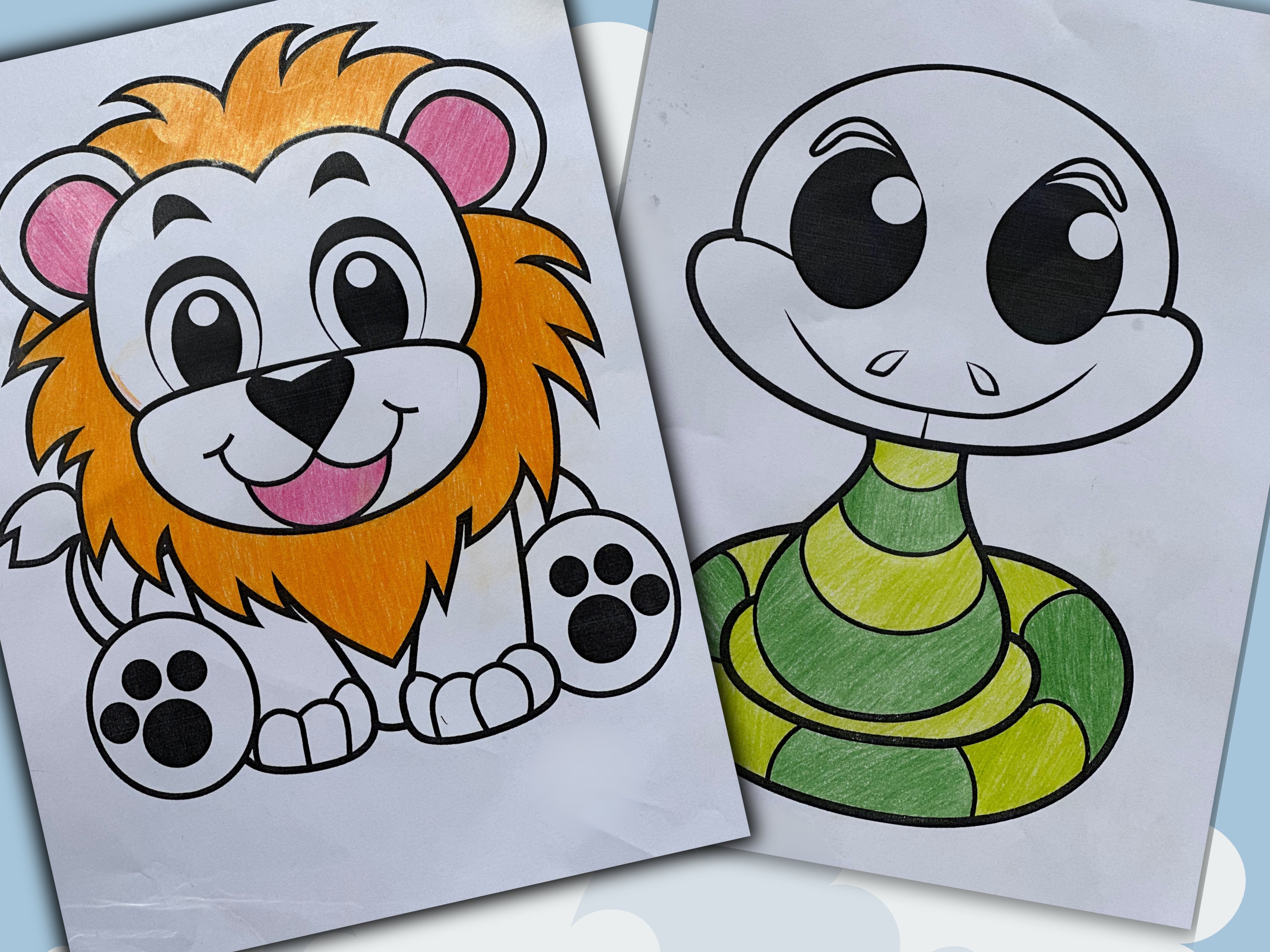 52 Simple Animal Coloring Pages for Kids, Preschool Coloring Pages ...