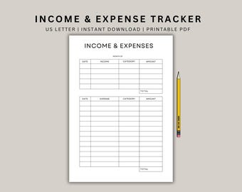 Expense Tracker Printable, Budget Planner, Financial Organizer, Finance ...